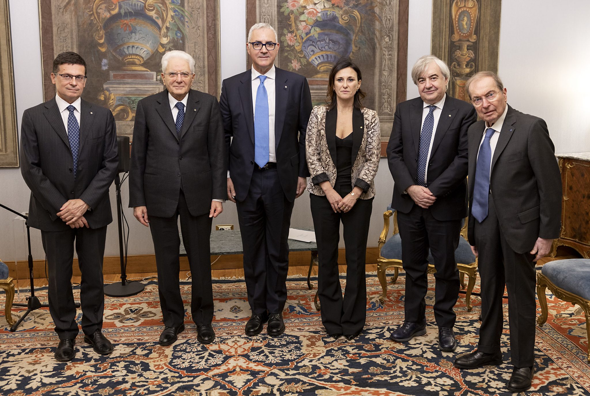 IL CAPO DELLO STATO SERGIO MATTARELLA RICEVE AL QUIRINALE IL PRESIDENTE ...